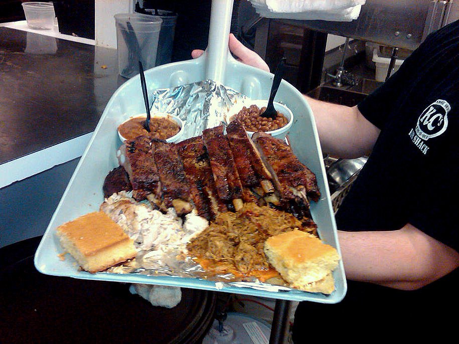 KC's Rib Shack's "Feedbag Shovel" BBQ Challenge in Manchester, New ...